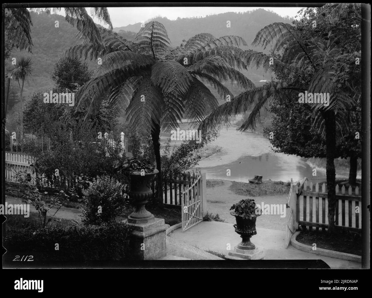 Whanganui River from Pipiriki House, Circa 1920, by James McDonald ...