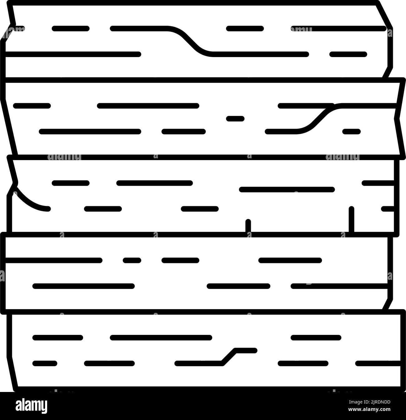 board wood timber line icon vector illustration Stock Vector Image ...