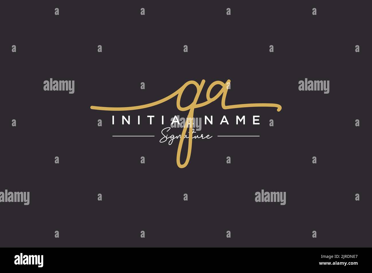 Qa signature hi-res stock photography and images - Alamy
