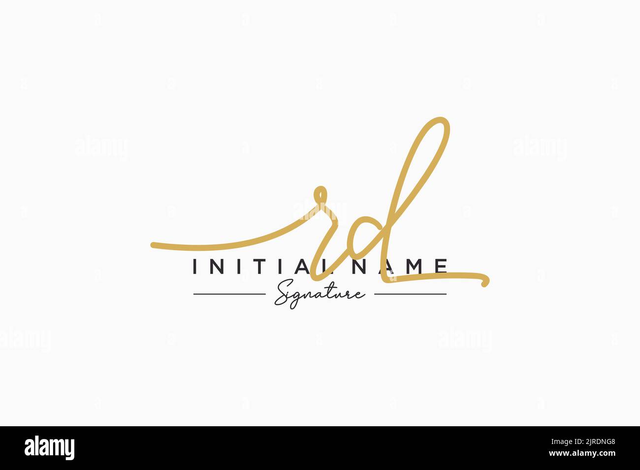 Rd signature hi-res stock photography and images - Alamy