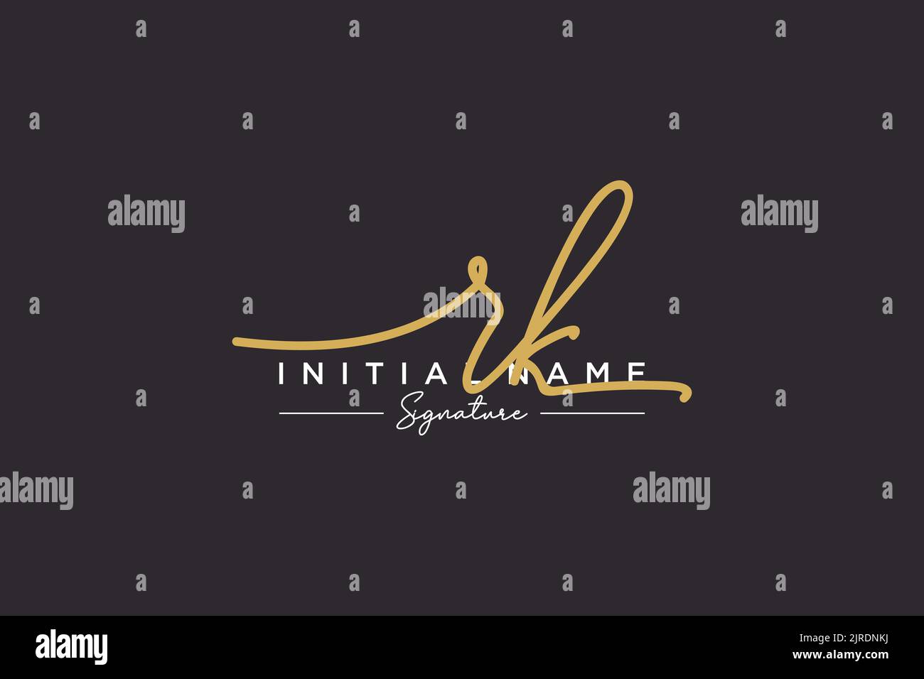 Rk signature hi-res stock photography and images - Alamy