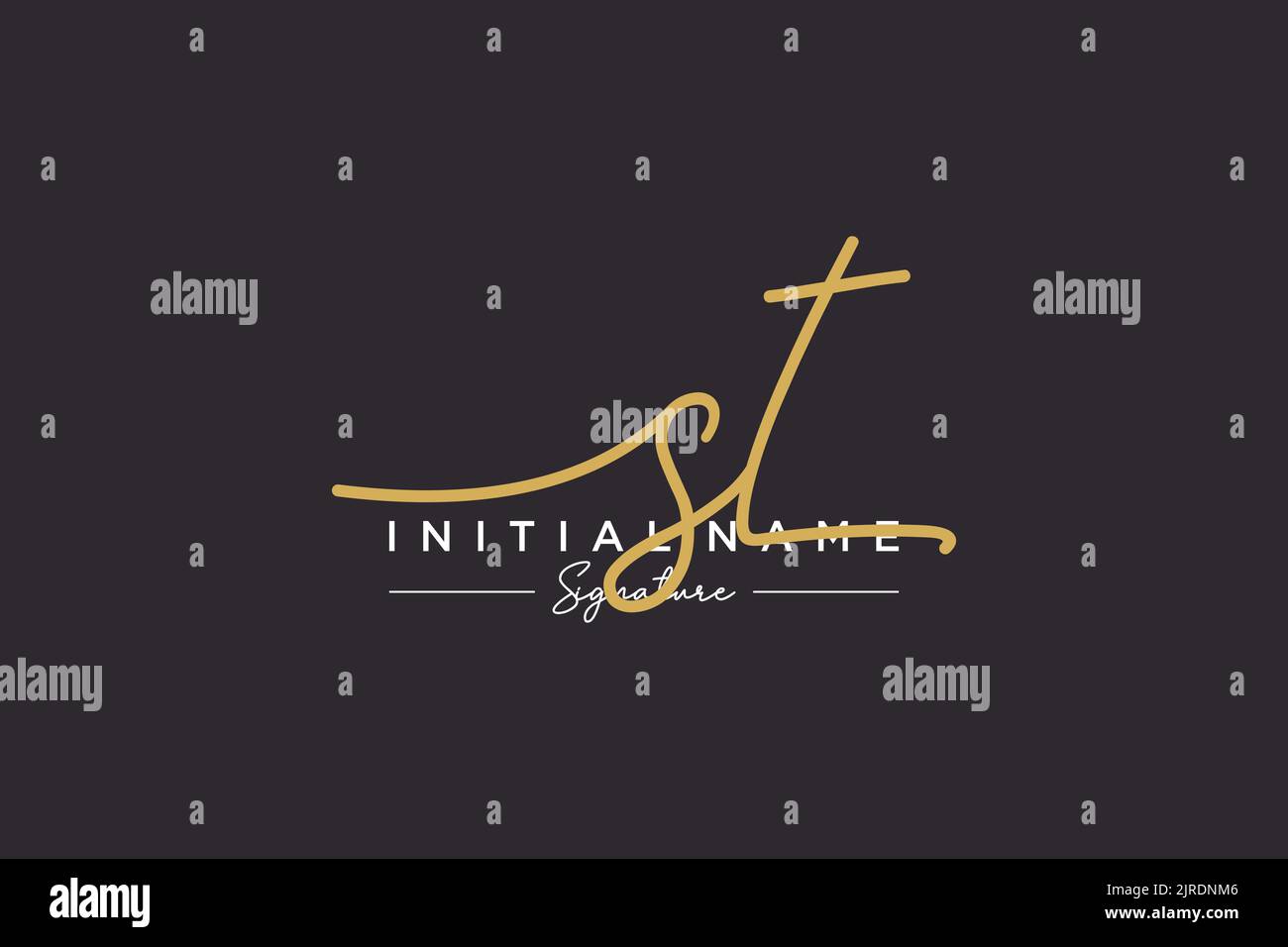 St monogram Stock Vector Images - Alamy