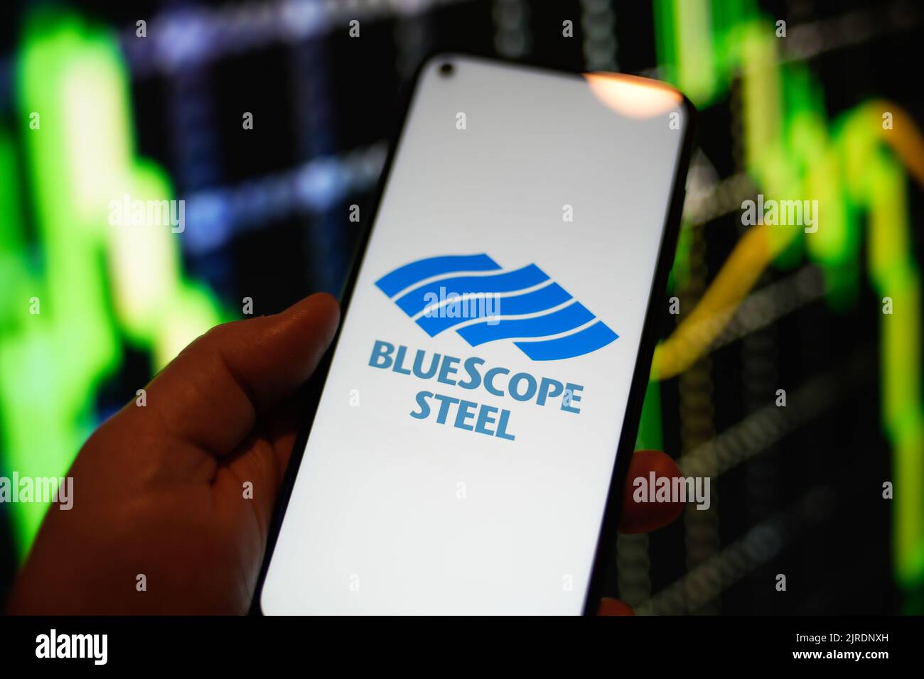 Bluescope steel logo hi-res stock photography and images - Alamy