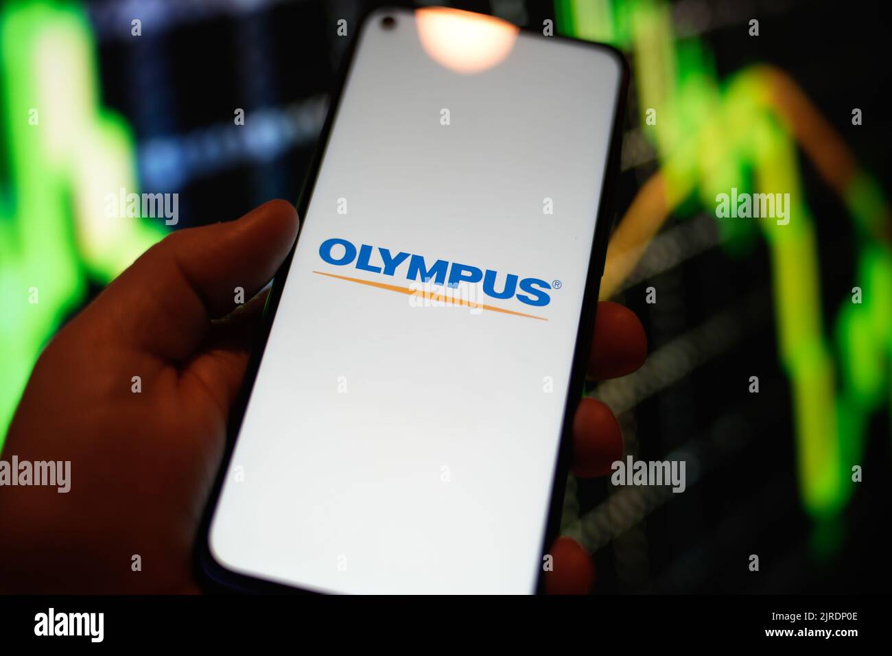 Olympus logo hi-res stock photography and images - Alamy