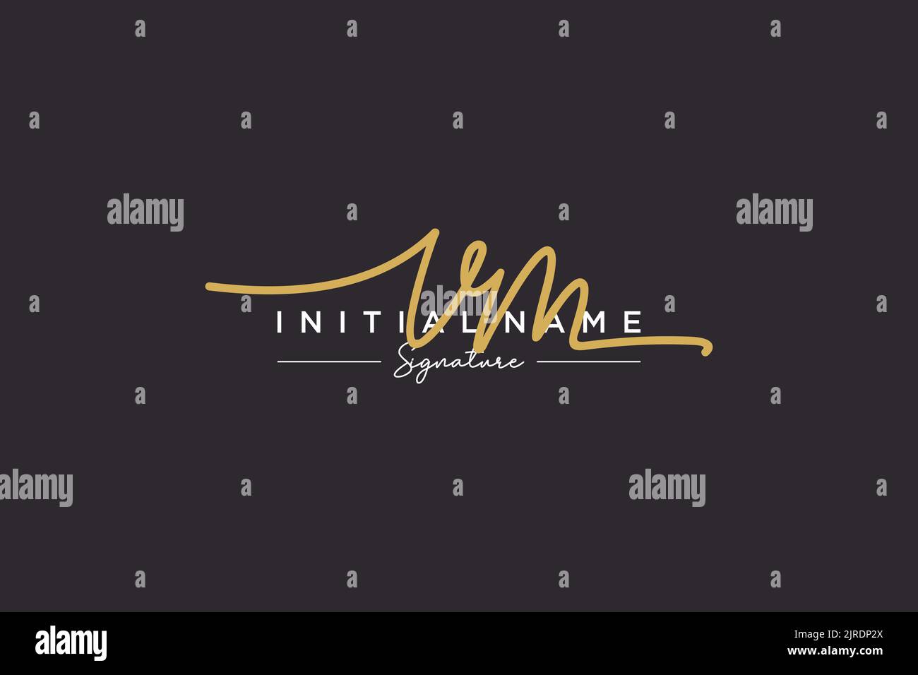 Letter vm vector vectors hi-res stock photography and images - Alamy