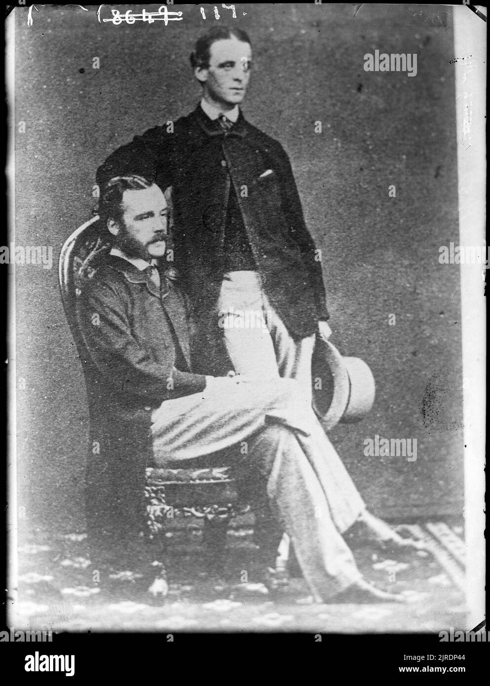 Captain and Lt. Glover killed at Gate Pa, circa 1890, maker unknown ...