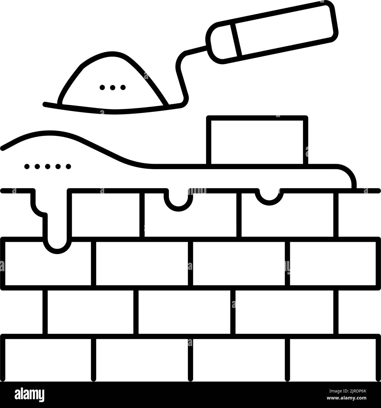 brickwork building line icon vector illustration Stock Vector Image ... brickwork building line icon vector illustration Stock Vector Image ...