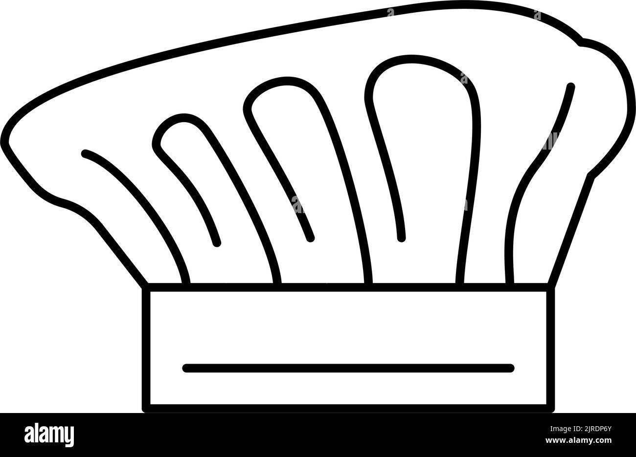 toque hat cap line icon vector illustration Stock Vector Image & Art ...