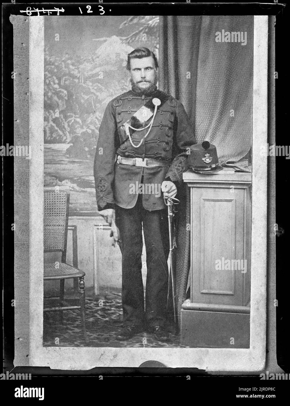 Captain Jones of the Colonial Forces, circa 1890, maker unknown Stock ...