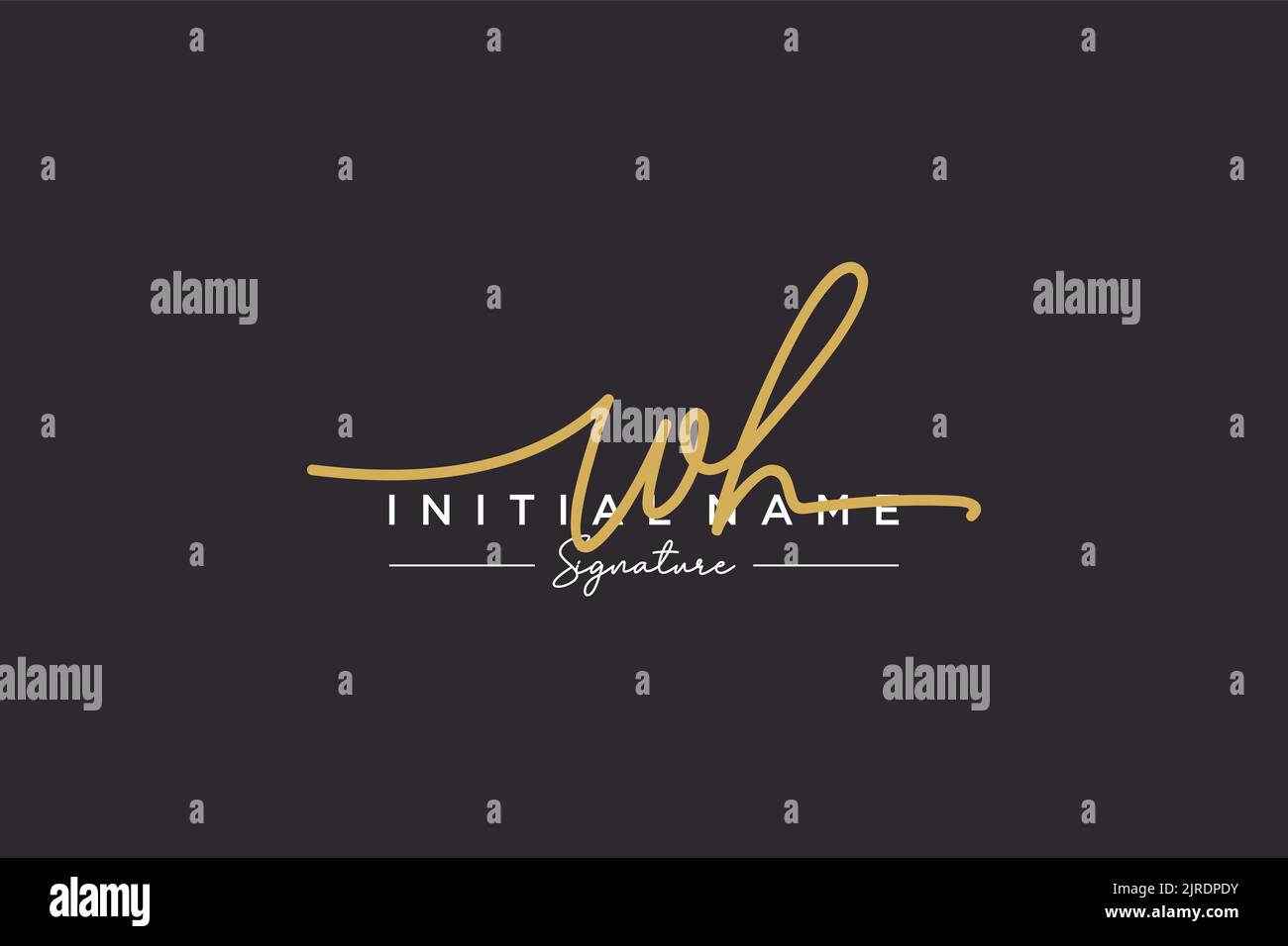 Wh minimal logo hi-res stock photography and images - Alamy