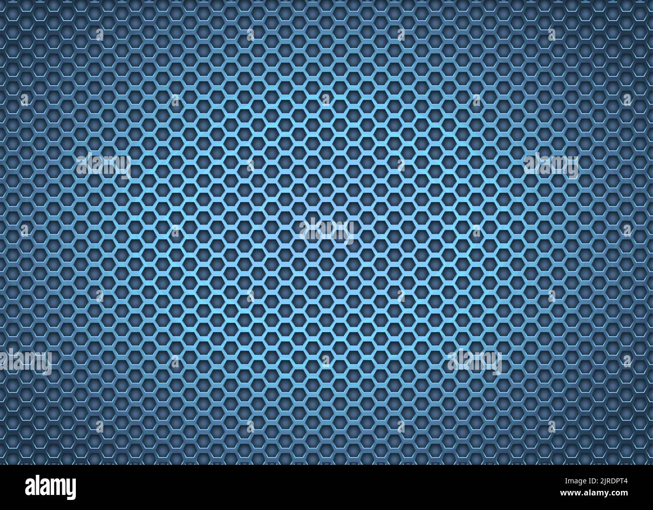 Light blue mesh grill background.Hexagon shape Stock Photo - Alamy