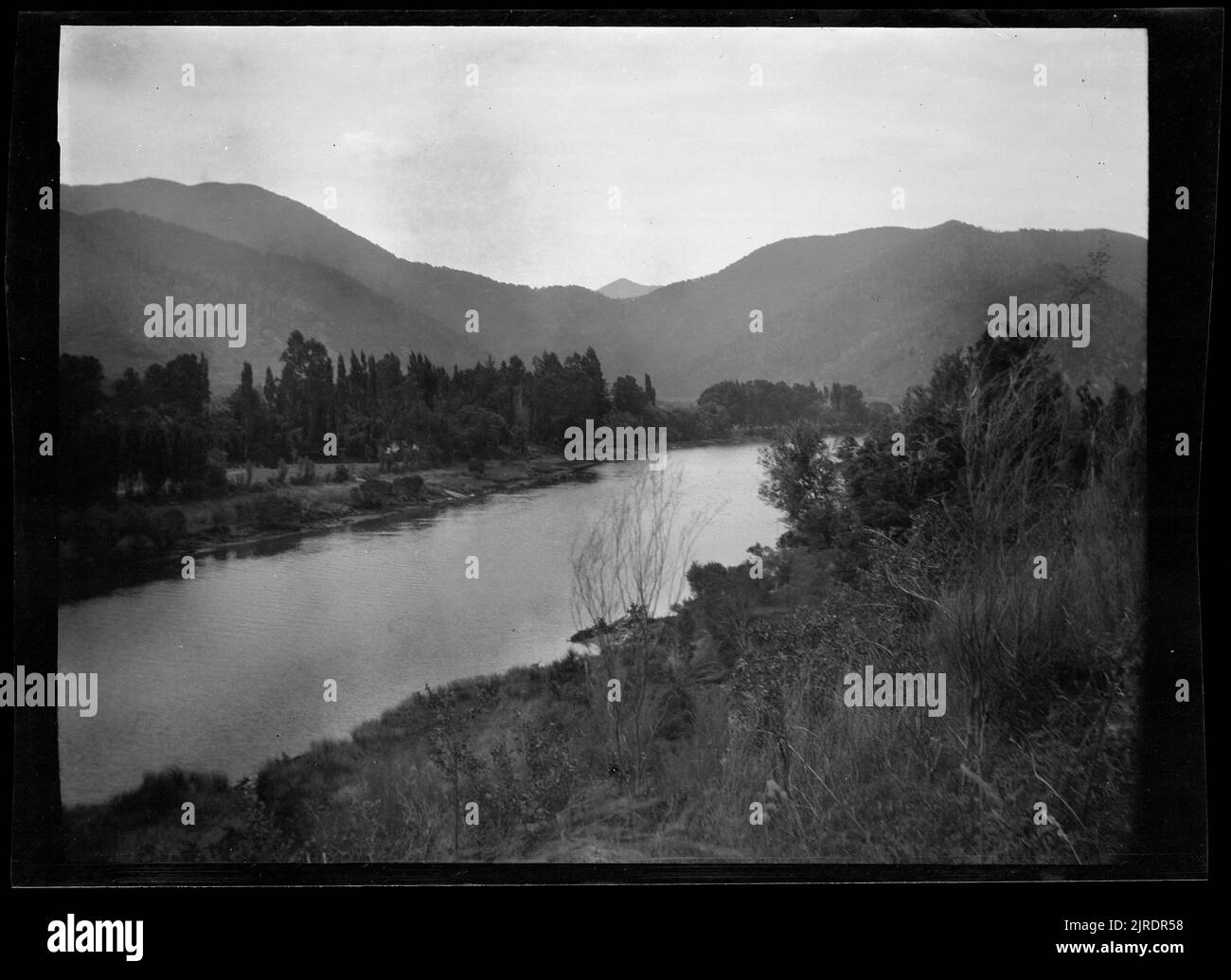 Pelorus River, 1906, by Fred Brockett Stock Photo - Alamy