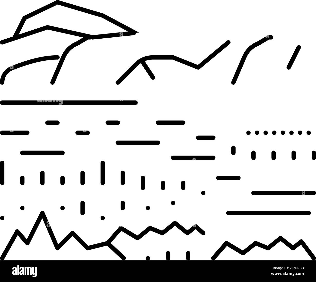 ngorongoro reserve line icon vector illustration Stock Vector Image ... ngorongoro reserve line icon vector illustration Stock Vector Image ...