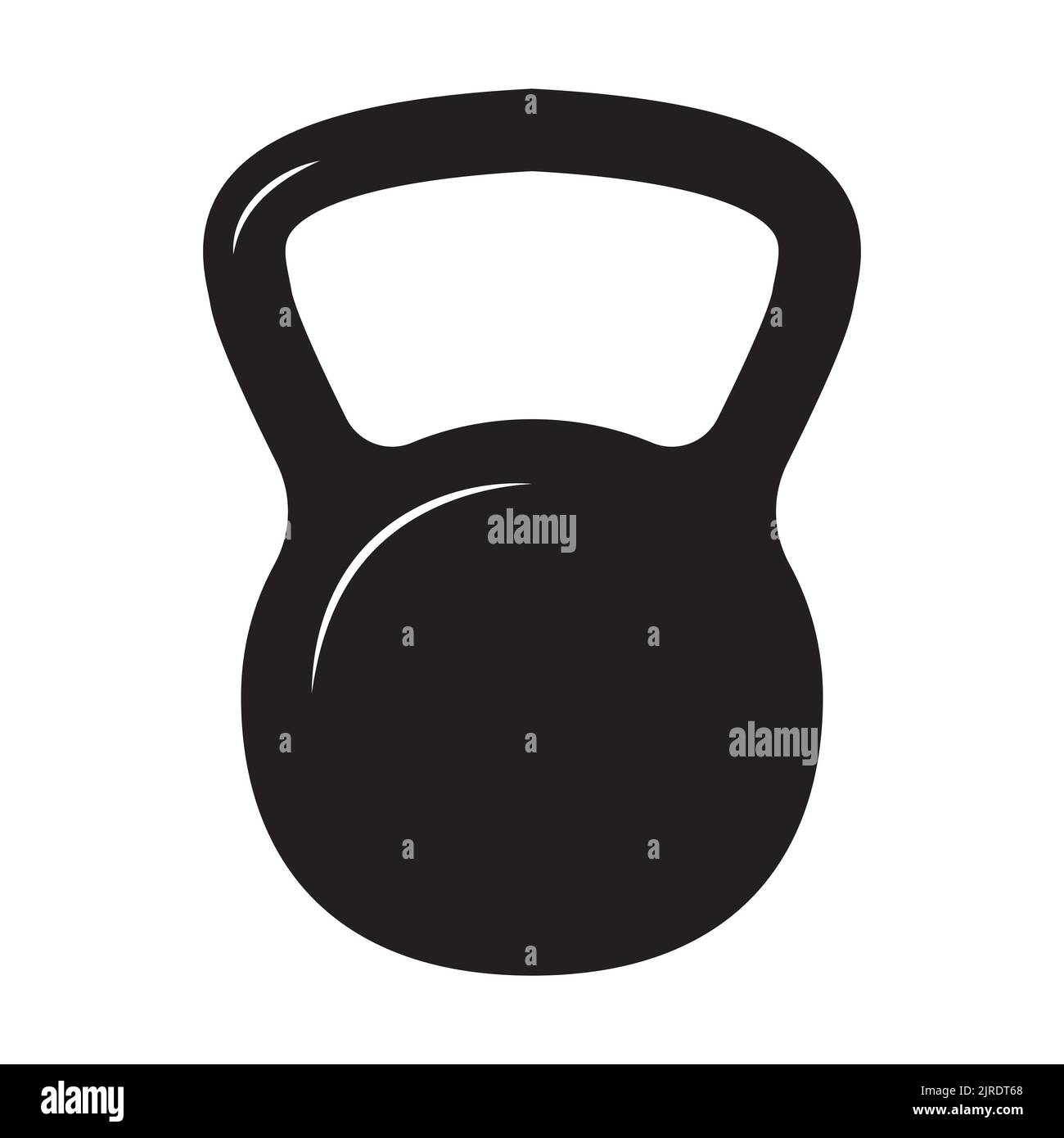 Kettlebell icon vector for graphic design, logo, website, social media ...