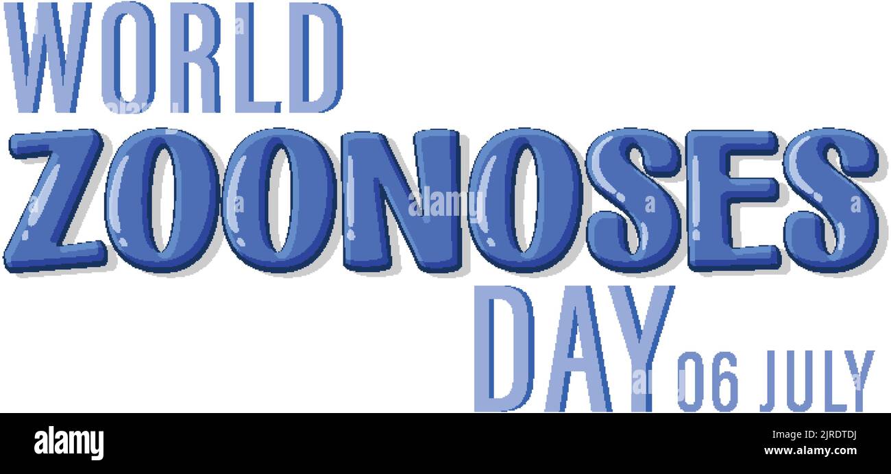 World zoonoses day on 6 July poster design illustration Stock Vector Image & Art - Alamy