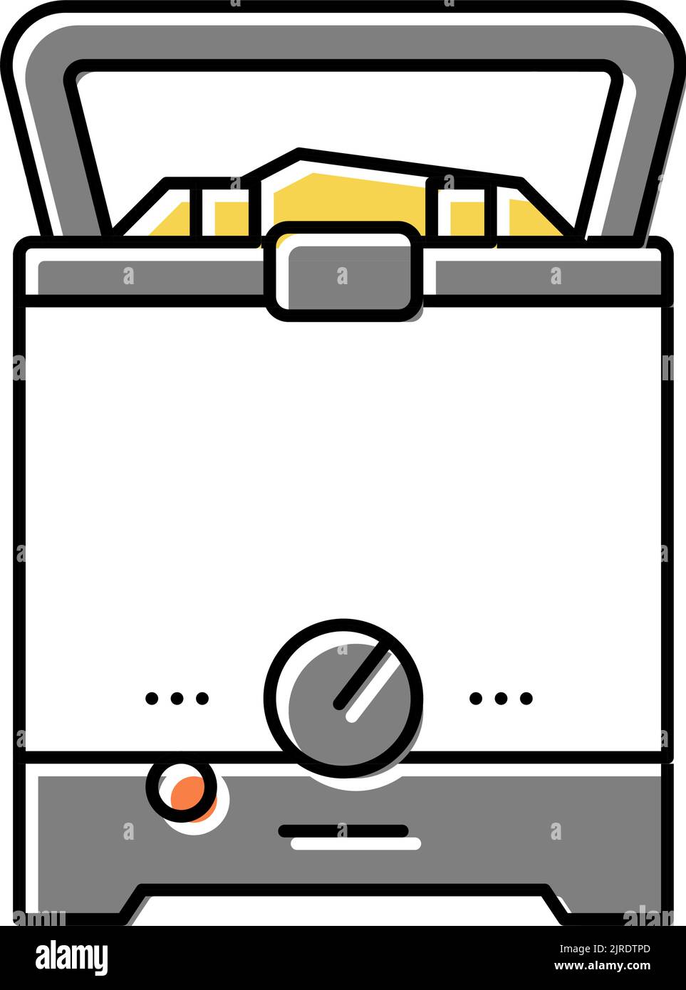 fryer potato color icon vector illustration Stock Vector Image & Art ...