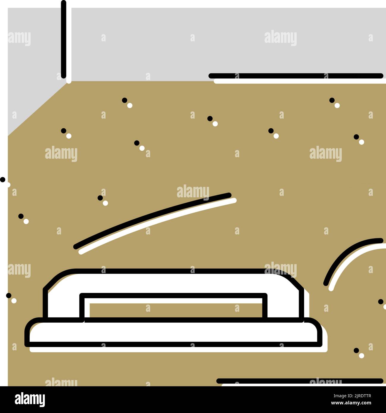 floor screed color icon vector illustration Stock Vector Image & Art ...