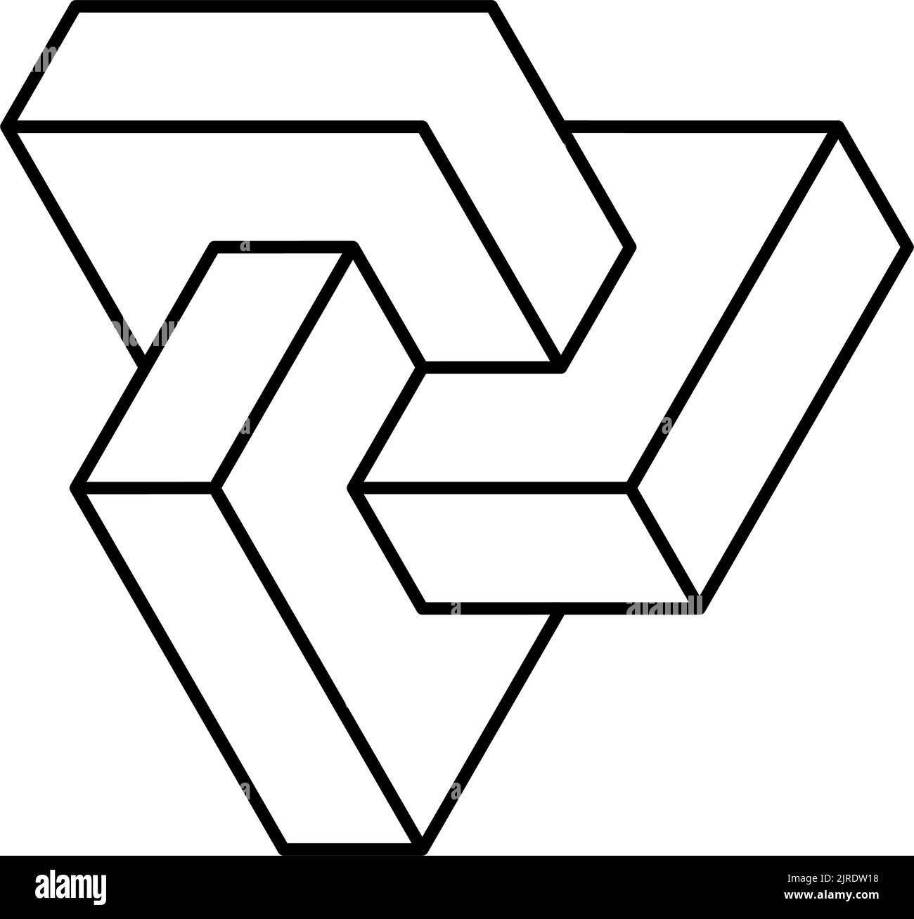 Escher style illusion infinity Stock Vector Images - Alamy