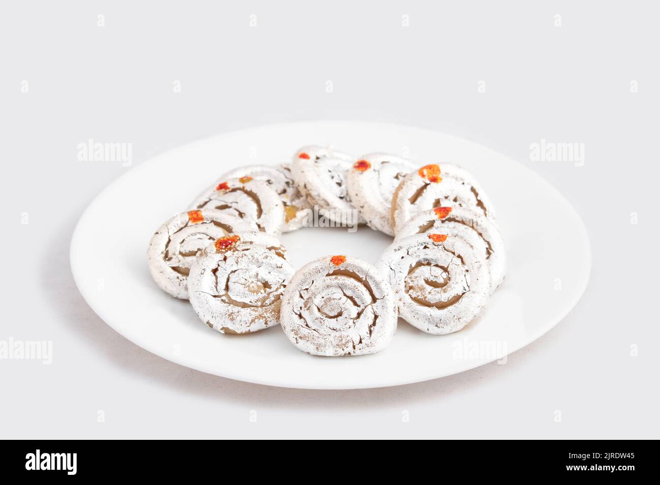 Indian Mithai Kaju Jalebi Also Known As Kaju Katli, Kaju Dilkhush Is ...