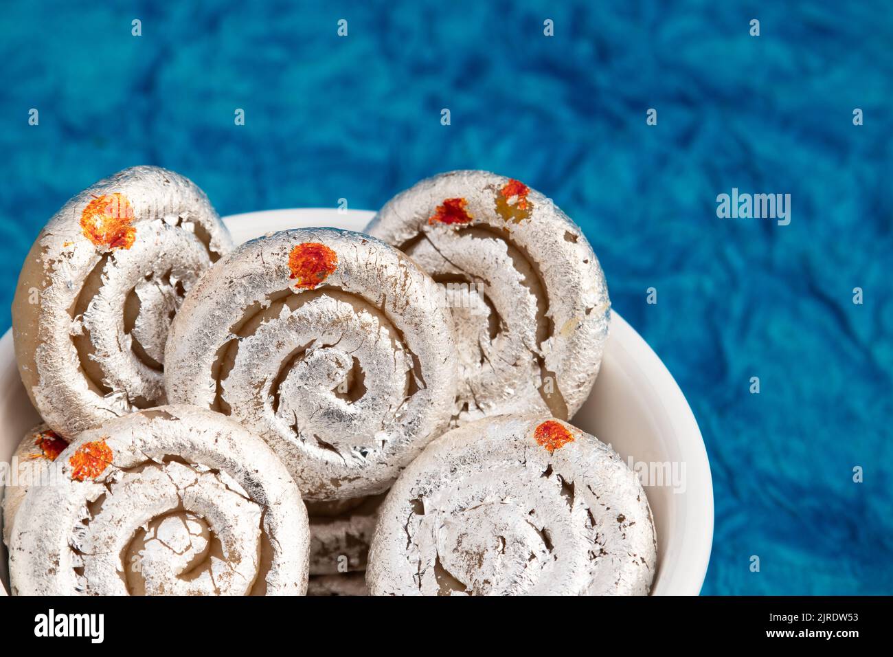 Indian Mithai Kaju Jalebi Also Known As Kaju Katli, Kaju Dilkhush Is ...