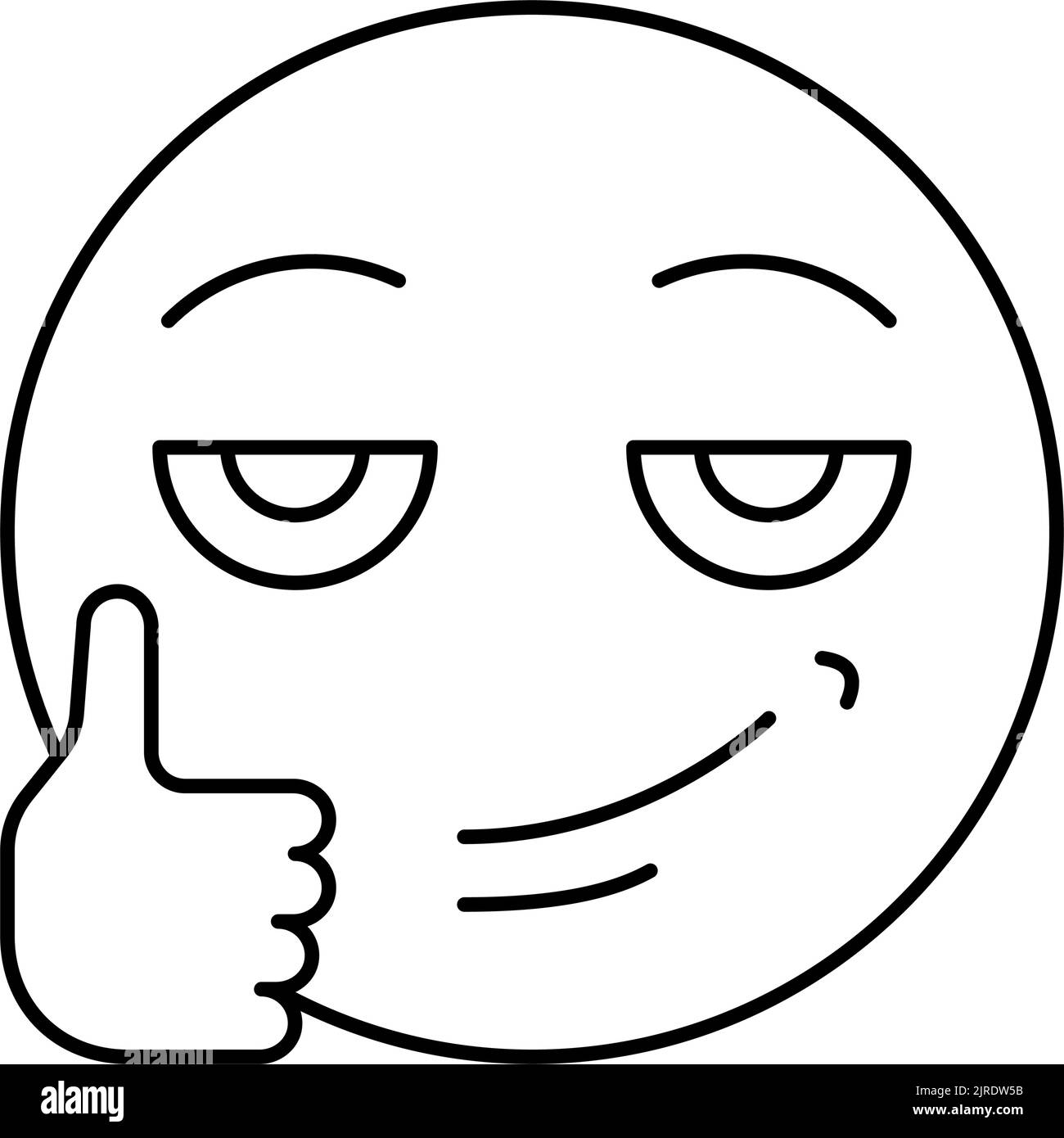 like emoji line icon vector illustration Stock Vector Image & Art - Alamy