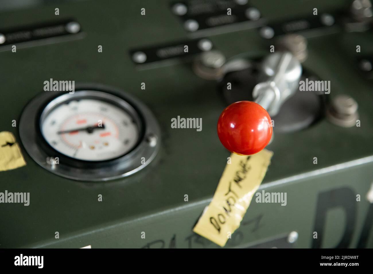Red end on valve selector control hi-res stock photography and images ...