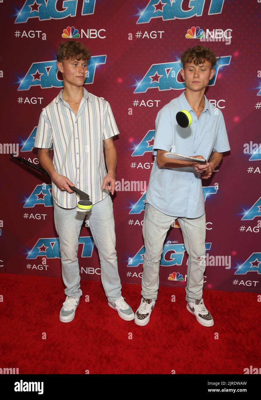 23 August 2022 - Pasadena, California - Connor Cline, Carson Cline. Red ...