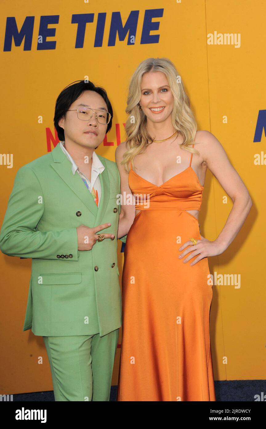 Los Angeles, CA. 23rd Aug, 2022. Jimmy O. Yang, Bri Kimmel at arrivals ...