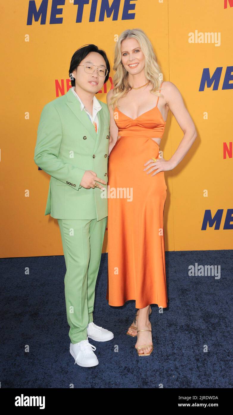 Los Angeles, CA. 23rd Aug, 2022. Jimmy O. Yang, Bri Kimmel at arrivals ...