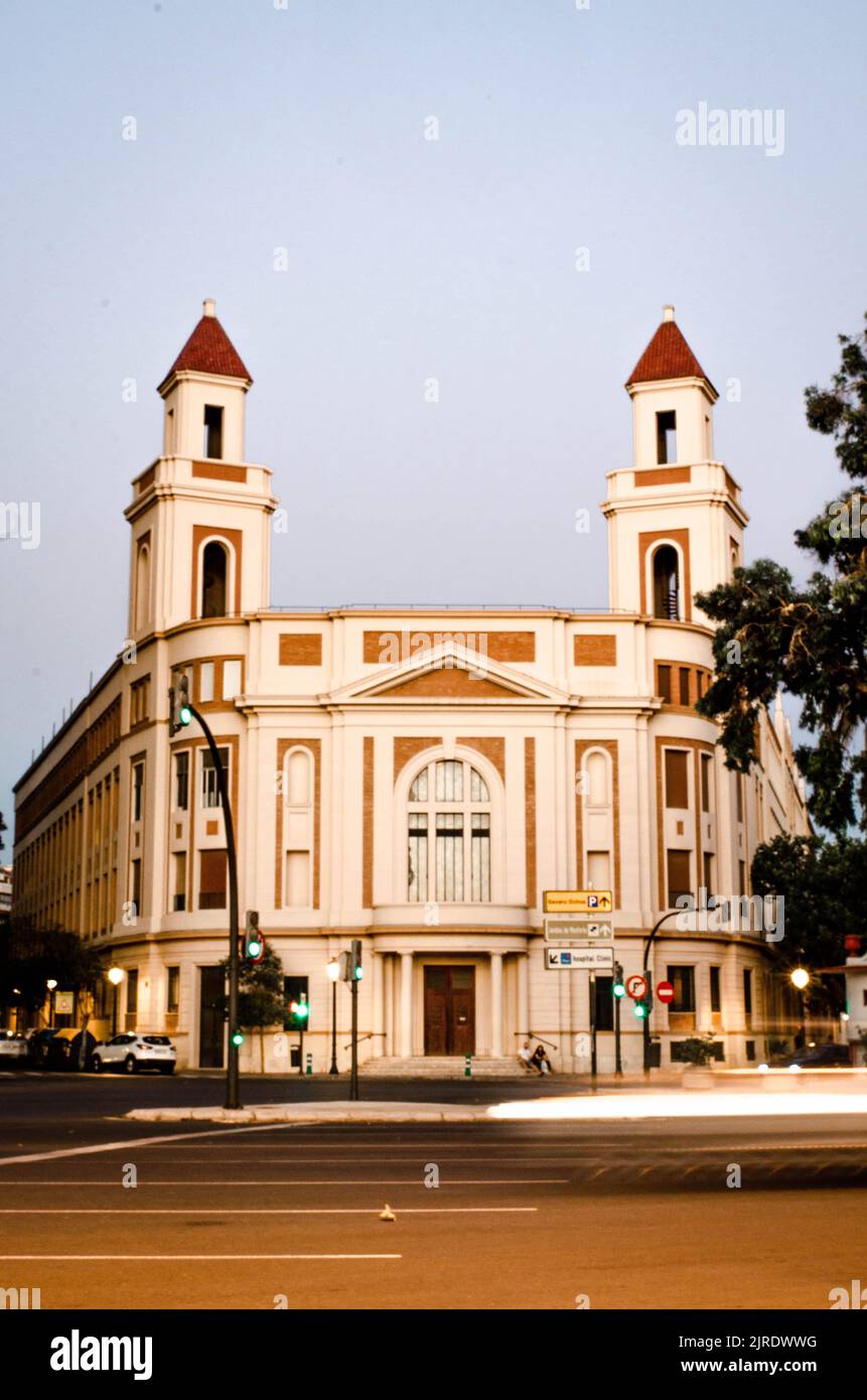 Picture of Curious White Building of a Religious College with Two ...