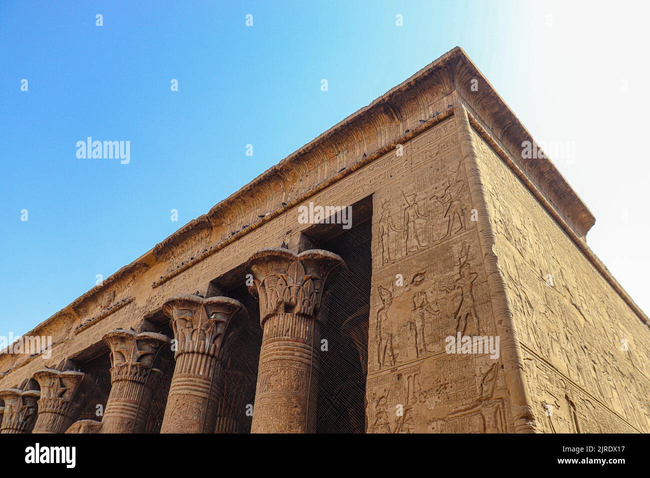 The temple of Khnum at Esna,dedicated to the god Khnum, his consorts ...