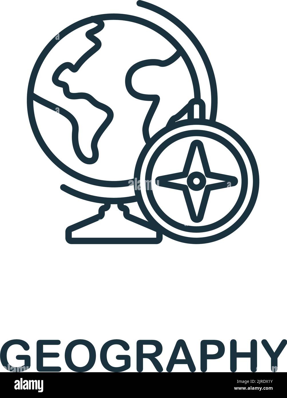 Geography icon. Line simple Science icon for templates, web design and ... Geography icon. Line simple Science icon for templates, web design and ...