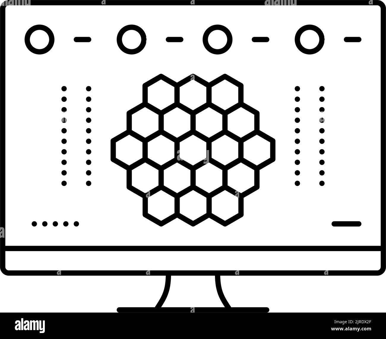 Online Board Games Video Game Line Icon Vector Illustration Stock Vector Image And Art Alamy