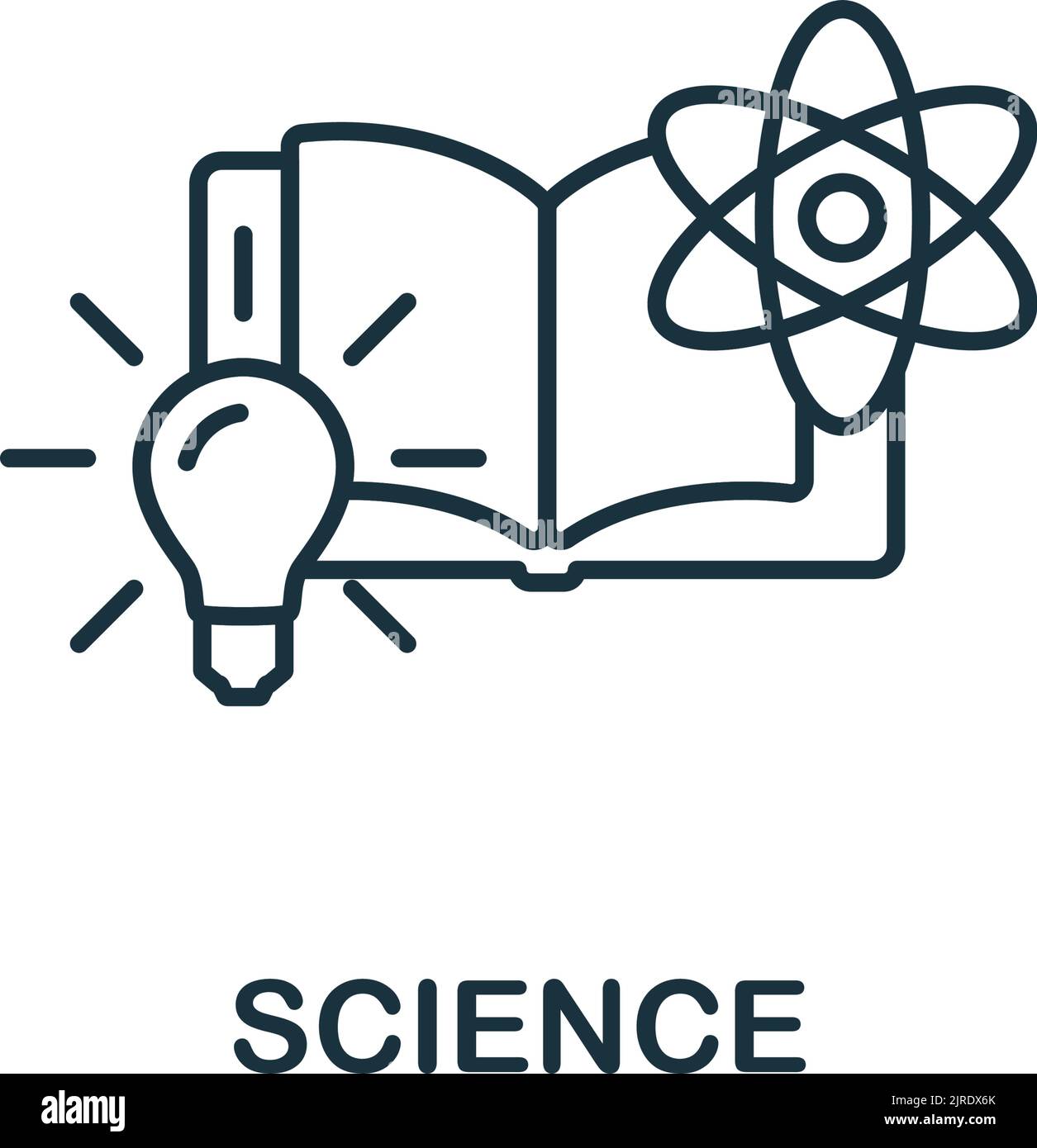 Science icon. Line simple Science icon for templates, web design and ...