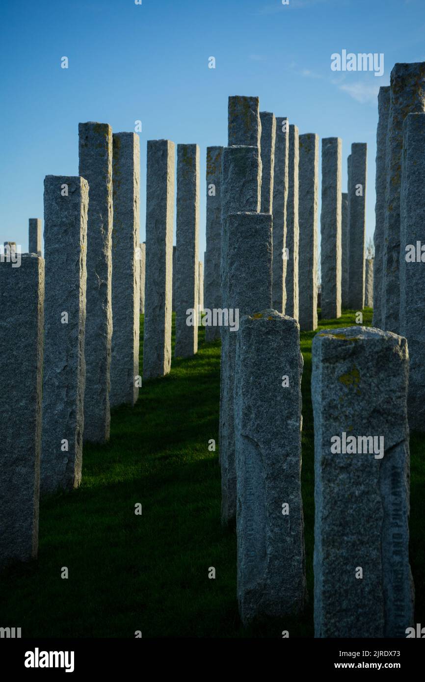 Stone Pillar sculpture Stock Photo - Alamy