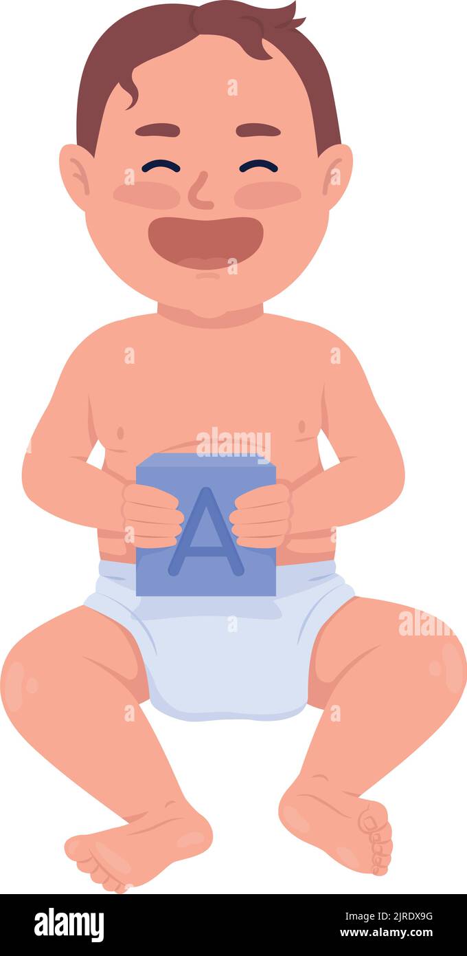 Child laughing joke Stock Vector Images - Alamy
