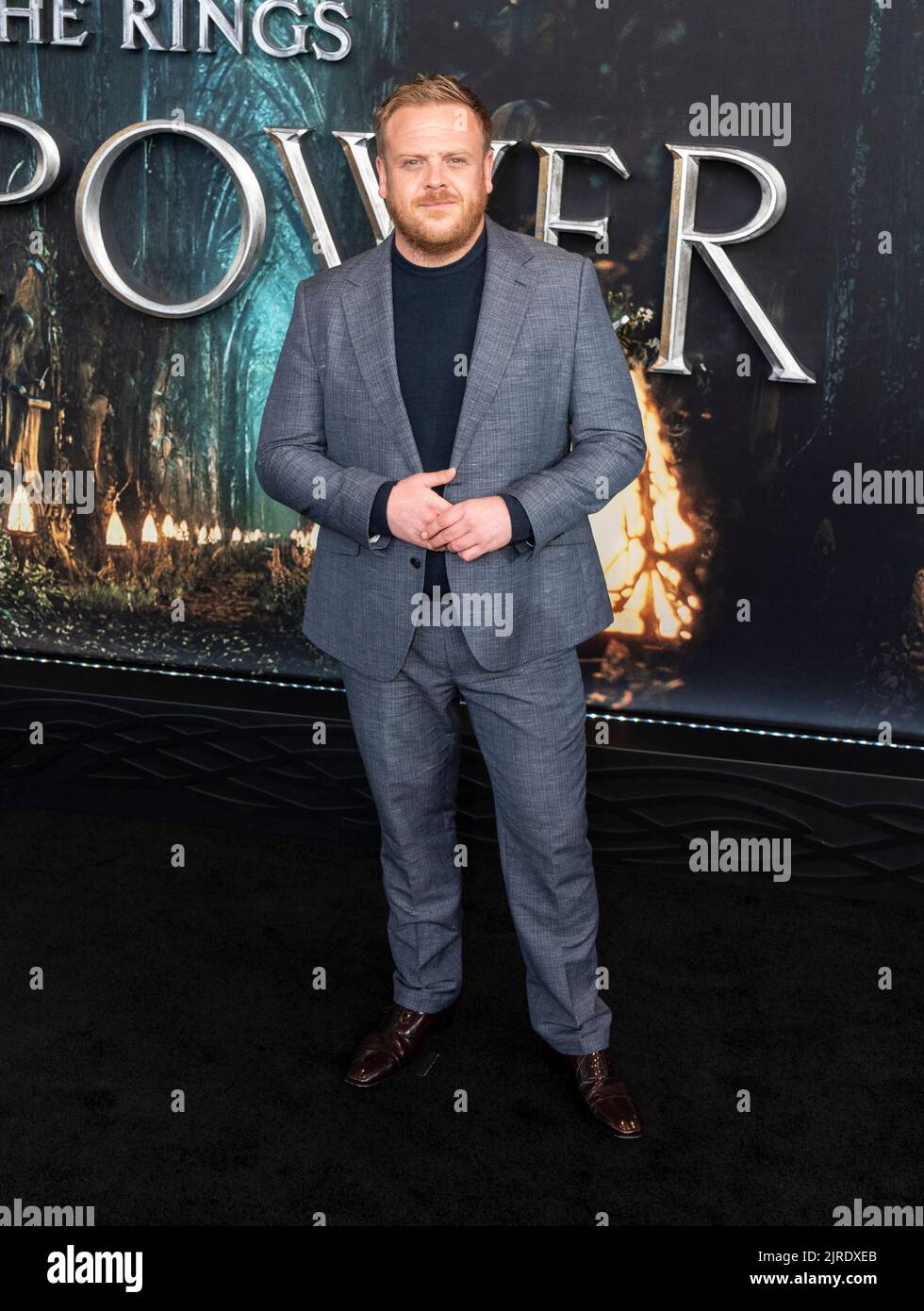 New York, NY - August 23, 2022: Owain Arthur attends special screening of The Lord of The Rings ...