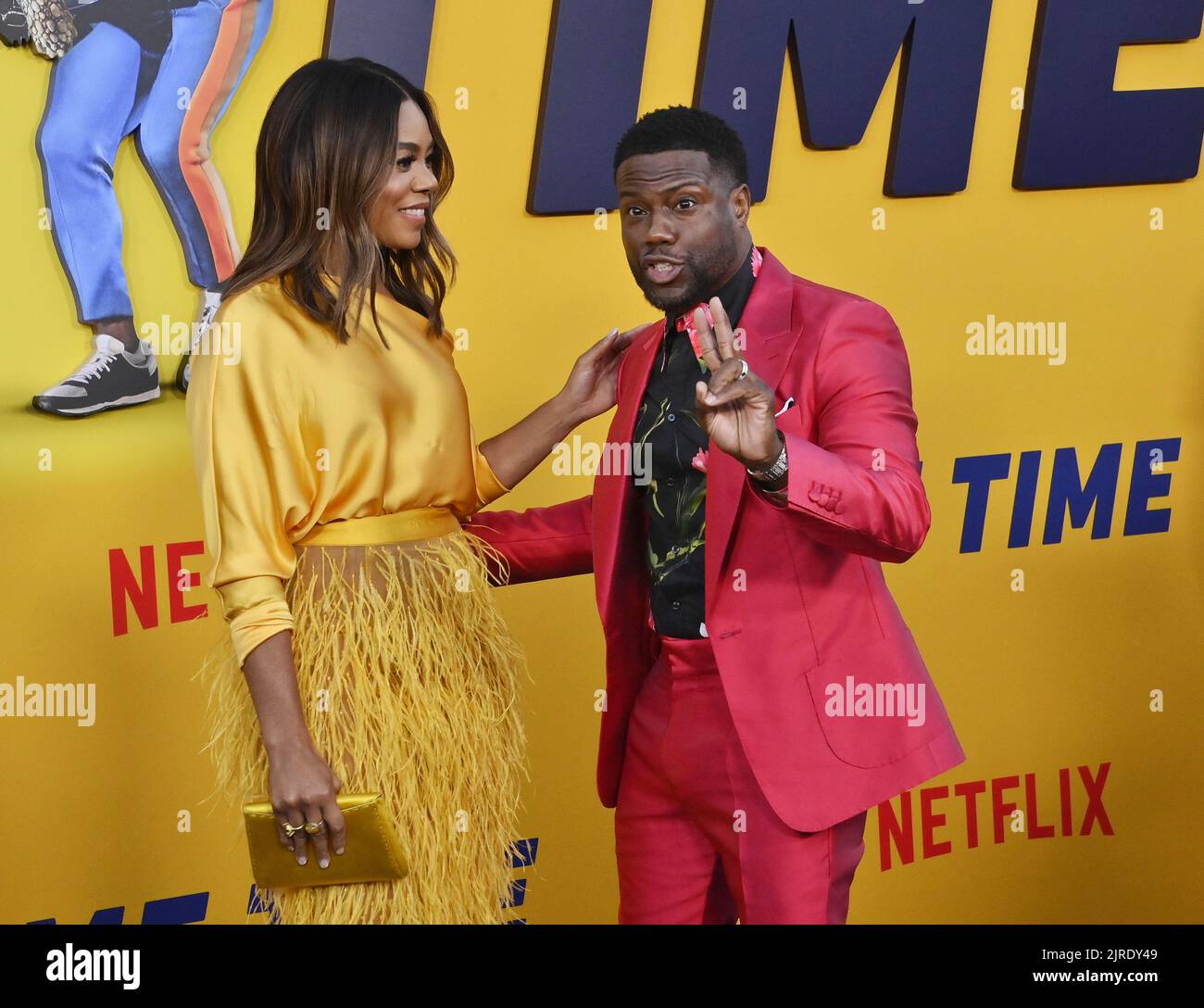 Los Angeles, United States. 24th Aug, 2022. Cast members Regina Hall ...