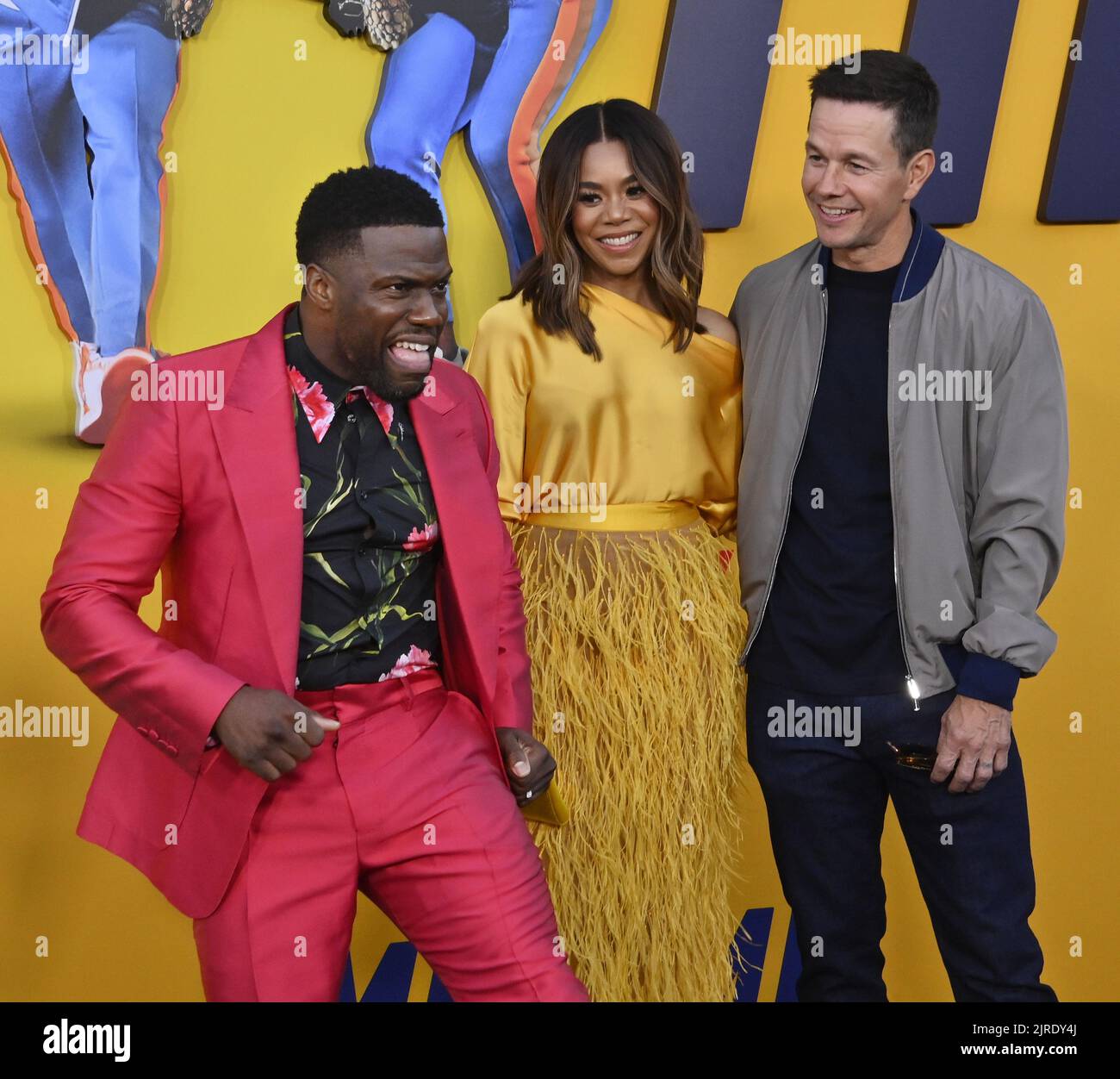 Los Angeles, United States. 24th Aug, 2022. Cast members Kevin Hart ...