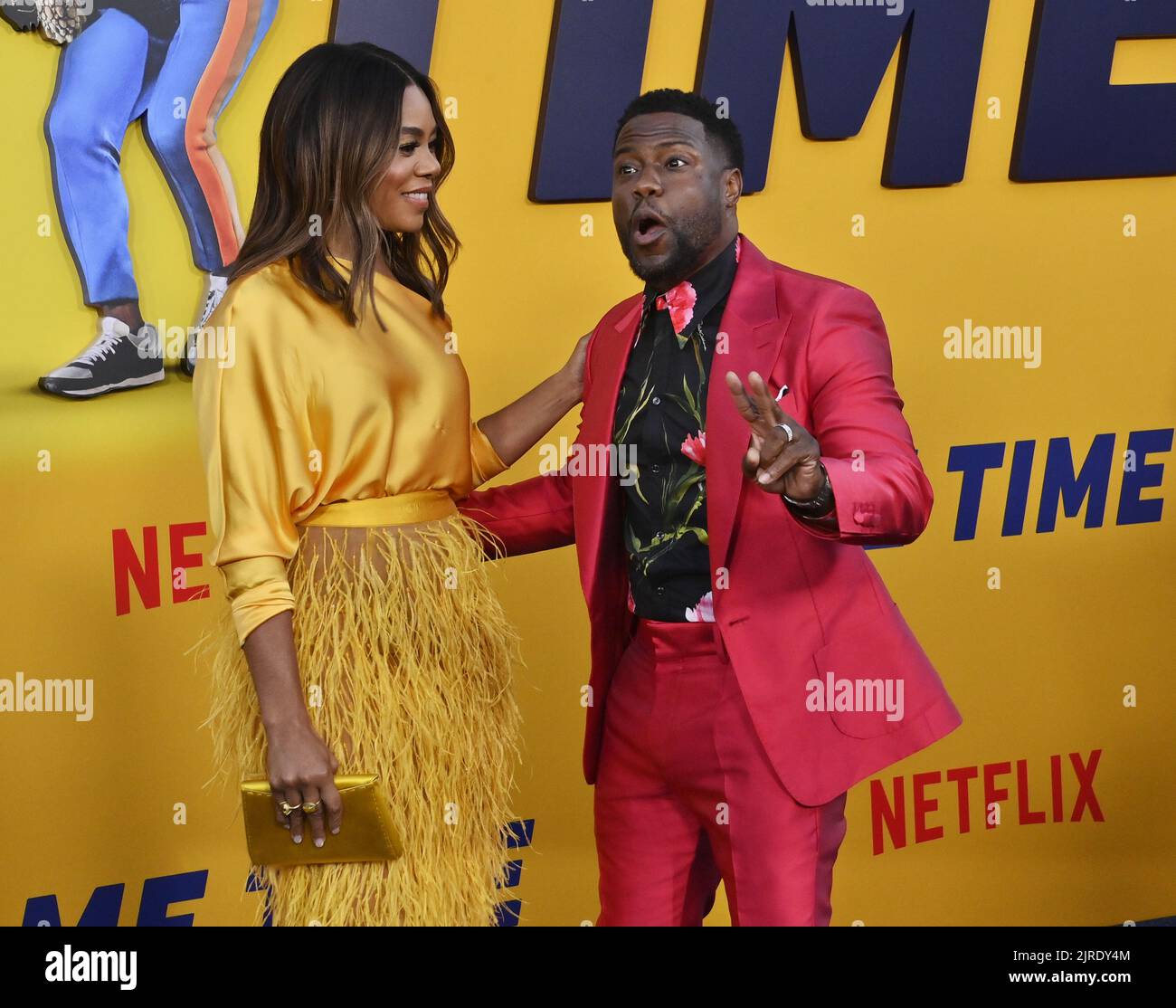 Los Angeles, United States. 24th Aug, 2022. Cast members Regina Hall ...