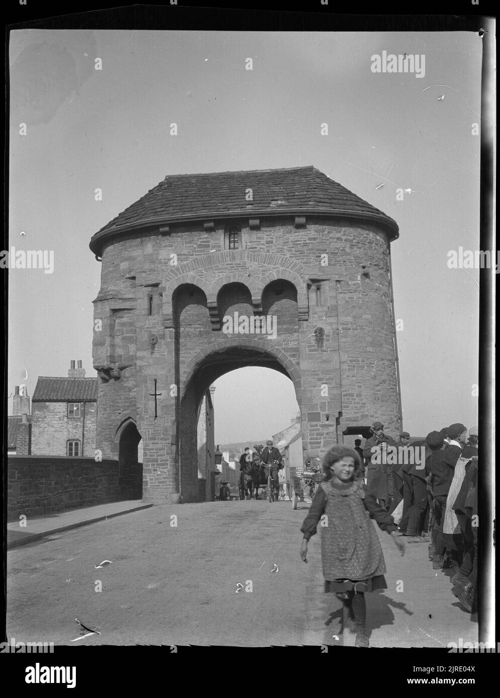 Gatehouse, 1921, Italy, maker unknown Stock Photo - Alamy