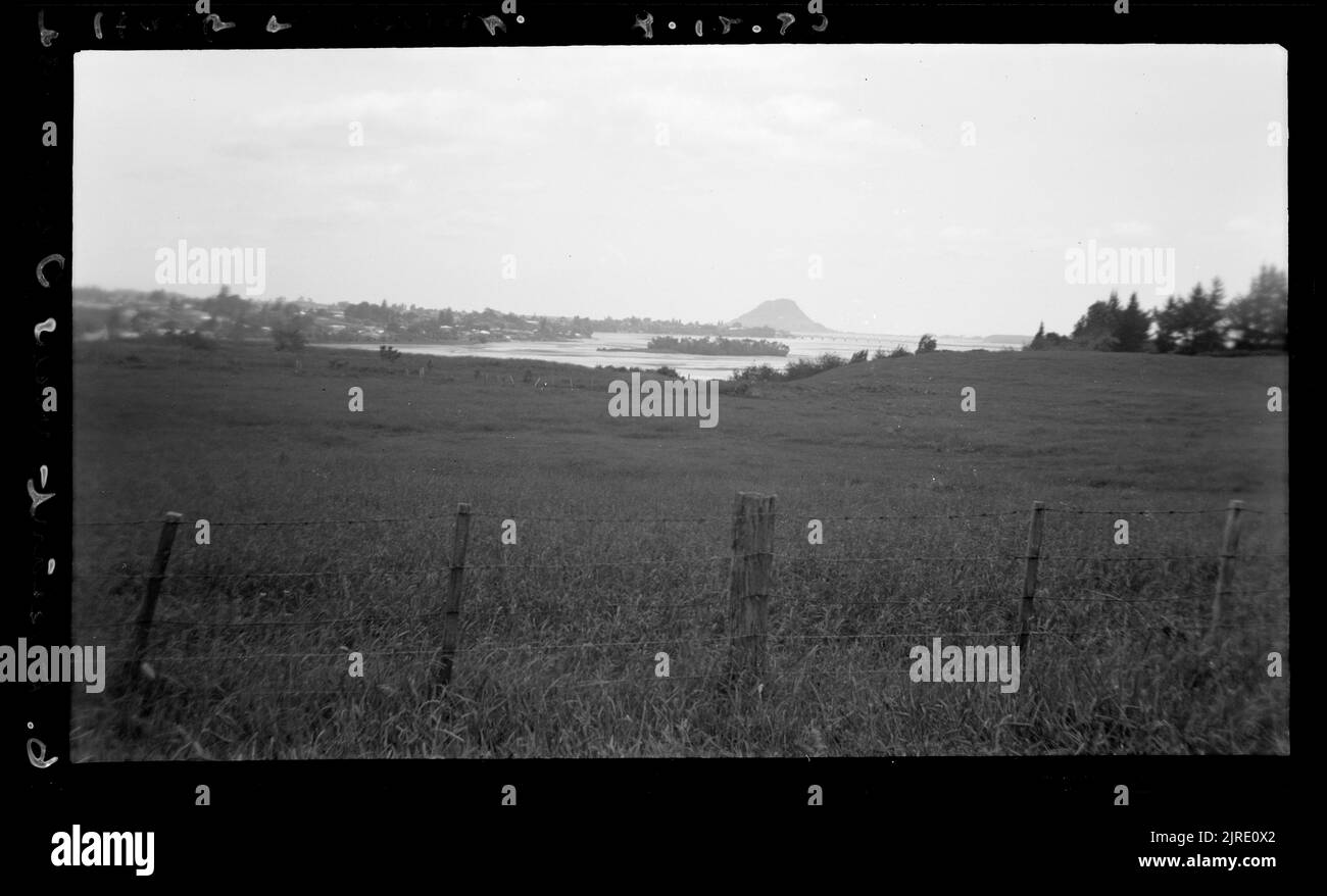 Tauranga harbour and mount distant view hi-res stock photography and ...