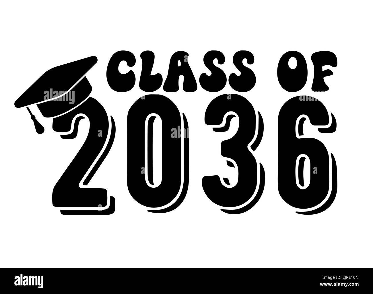 Graduation ceremony. Class of 2036. Congratulations graduates ...