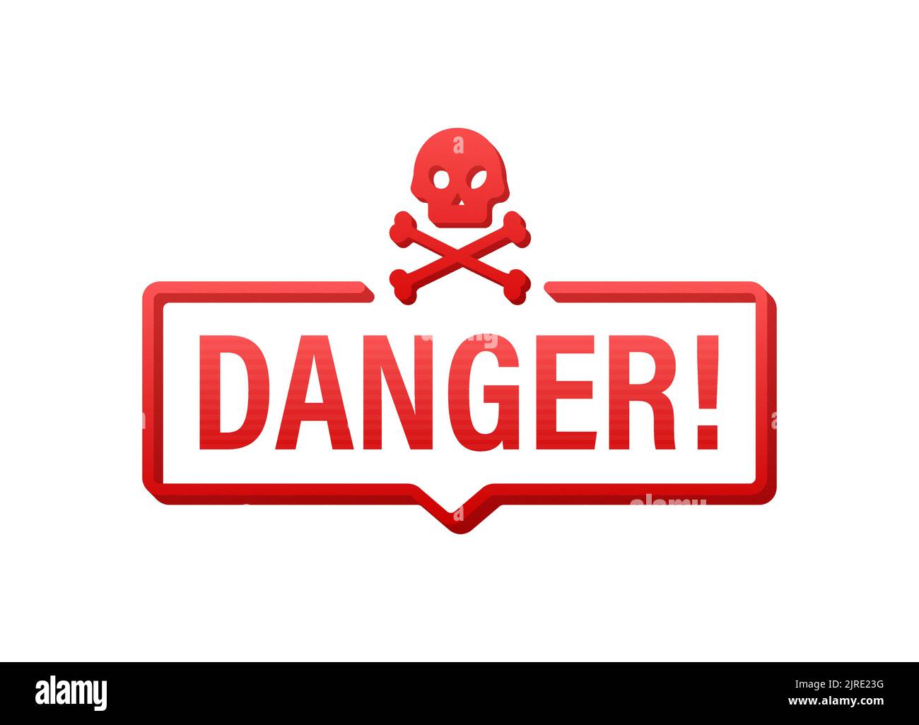 Triangle danger. Alert message. Attention sign. Vector stock ...