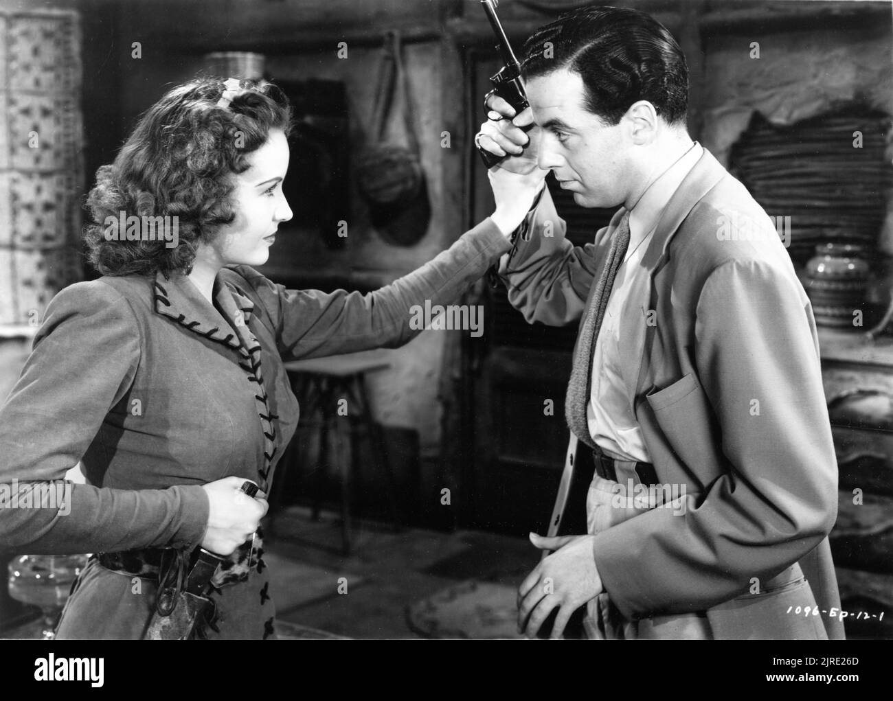 FRANCES GIFFORD as Nyoka and GERALD MOHR as Slick Latimer in Episode 12 ...