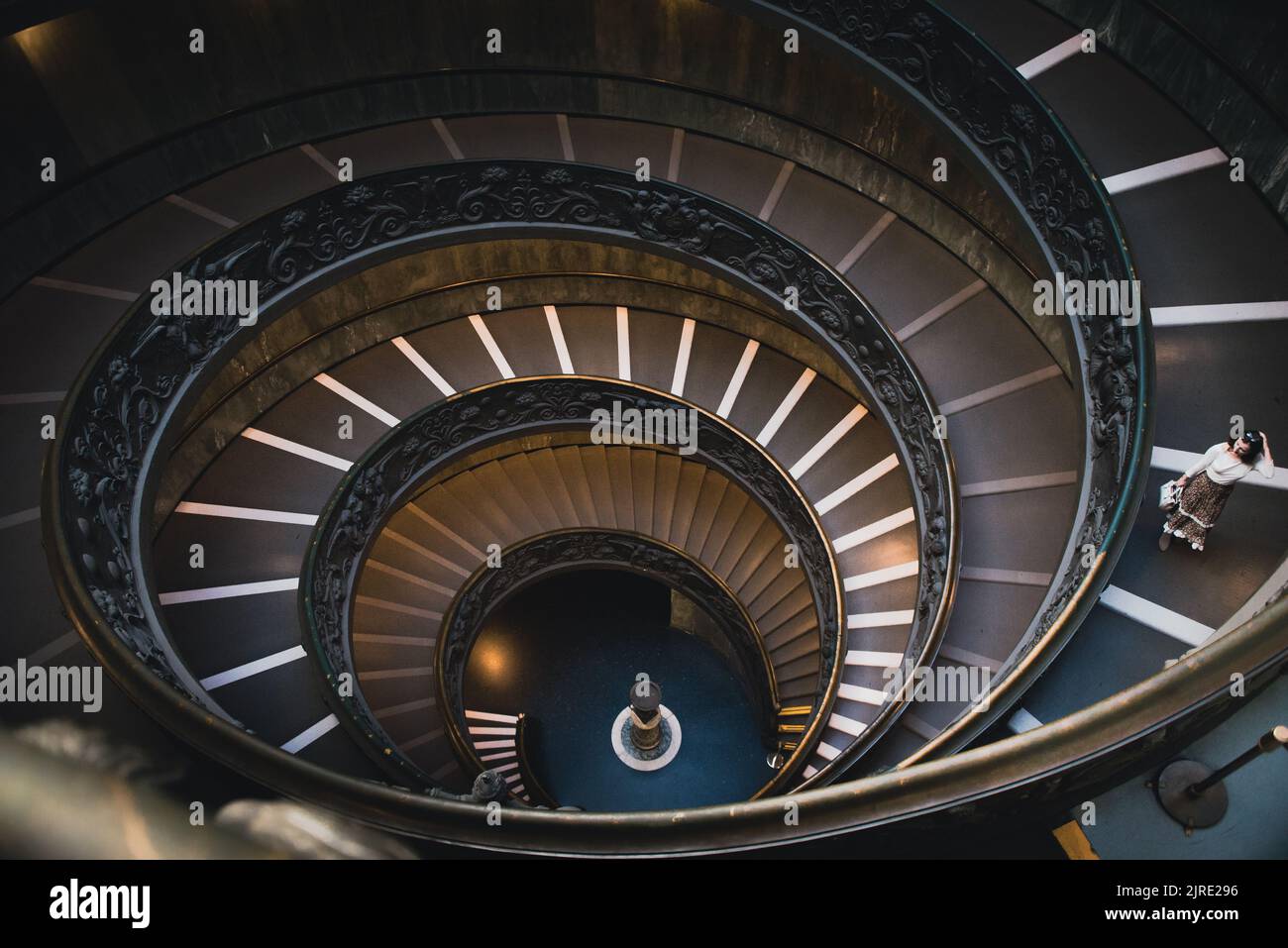 Double helix staircase, in the Pio-Clementine Museum, and commonly ...
