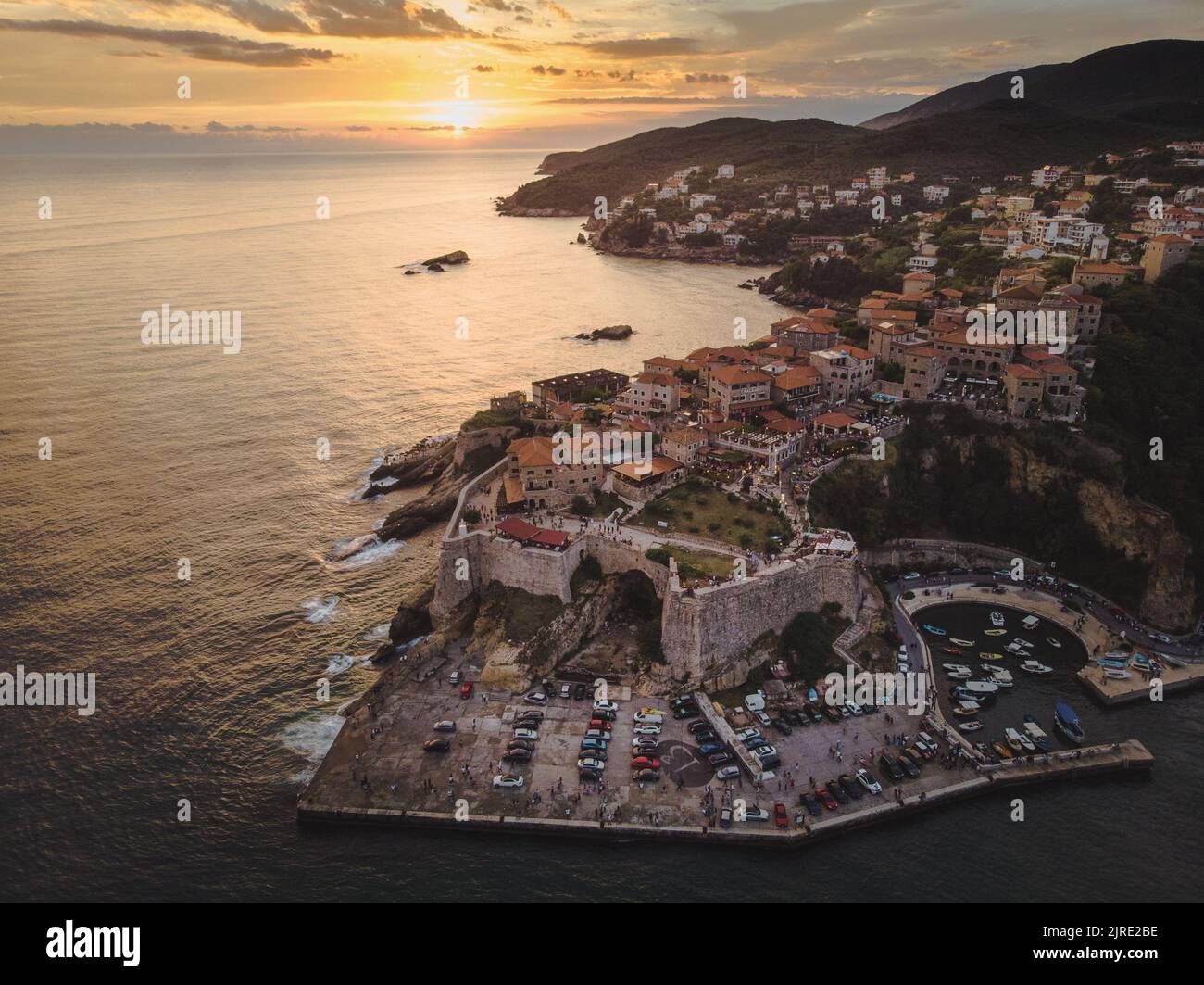Ulcinj Castle Montenegro Old Town Stock Photo - Alamy