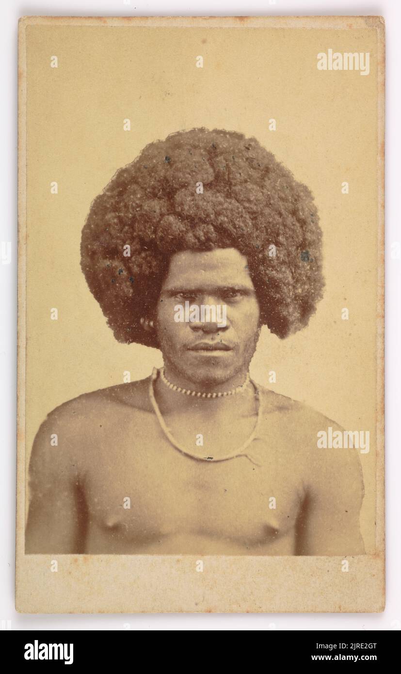 Kai colo, 1871-1886, Fiji, by Francis Herbert Dufty Stock Photo - Alamy