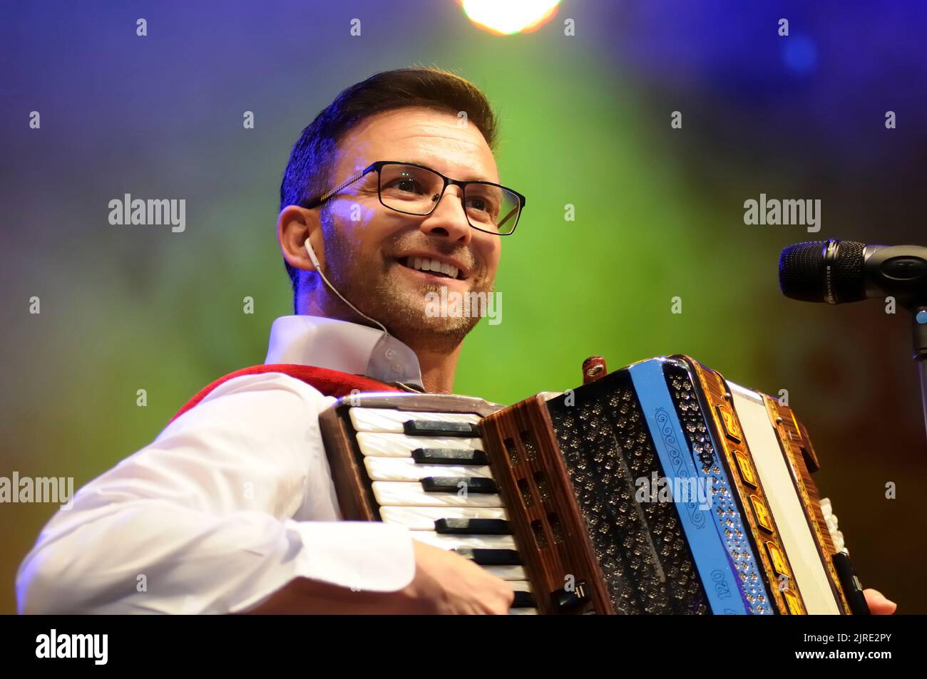 Vienna, Austria. June 28, 2015. The Austrian television presenter and ...