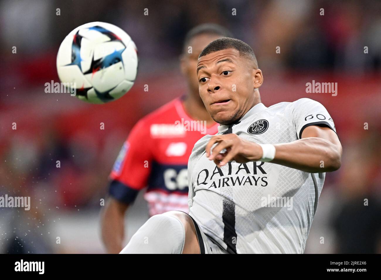 LILLE - Kylian Mbappe of Paris Saint-Germain scores after seconds ...